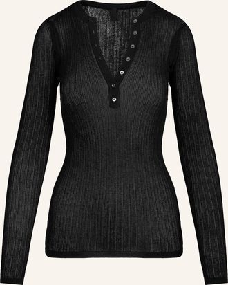 SKIMS Skims Lounge-Shirt Sheer Knit schwarz