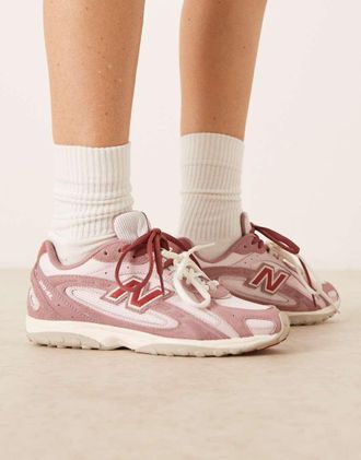 New Balance 204L - Baskets en daim - Rose