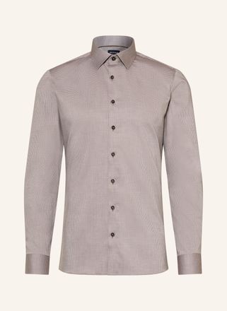 Olymp Hemd No. Six Super Slim braun