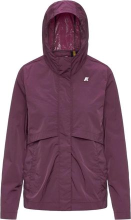 K-Way Femme, Vestes, Violet, Taille: 40 FR Sophile Satin Glass Jacket