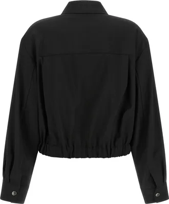 Max Mara Womens Black Wool Full-Length Jacket Clothing