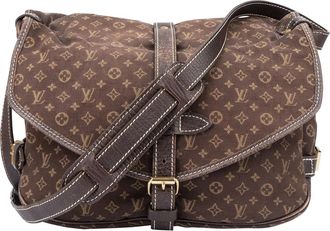 Louis Vuitton Crossbody Bags - Louis Vuitton Mini Lin Monogram Saumur 30 Crossbod - Gr. unisize - in Bunt - f&uuml;r Damen