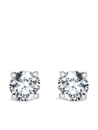 The Row puces doreilles &agrave; diamants solitaire - Argent