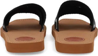 Chlo&eacute; Woody Sandals - Black