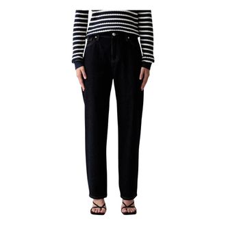 DKNY Mid Rise Classic Straight - - Jeans - Damen - Blau - W27
