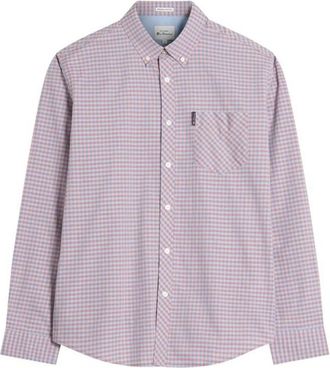 Ben Sherman Homme, Chemises, Rose, Taille: XL Camicia Signature Gingham