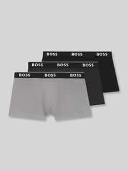 HUGO BOSS Trunks aus Baumwoll-Mix im 3er-Pack
