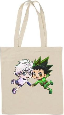 Generic ANIME 54 Sac fourre-tout en coton naturel Blanc