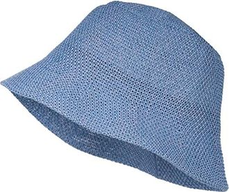 styleBREAKER Chapeau de Soleil pour Femmes en Papier Straw Pliable, Chapeau de pêcheur léger, Bucket Hat avec Bande Anti-Transpiration, Protection Solaire pour été