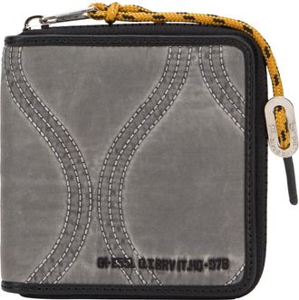Diesel Homme, Accessoires, Gris, Taille: ONE Size Portefeuille Compact &Eacute;l&eacute;gant