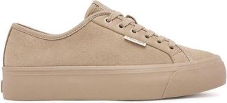 Calvin Klein Sneakers Vulc Flatf Lace Up Sue/Wl Ck YW0YW02000 Beige