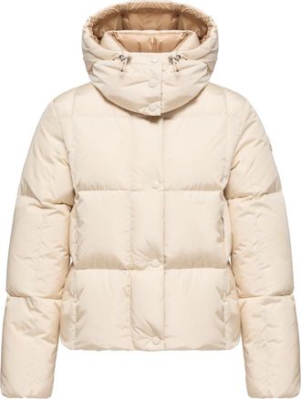 Moncler Moncler Doudoune &Agrave; Capuche Castlenew, Femme, Blanc, Taille: 00