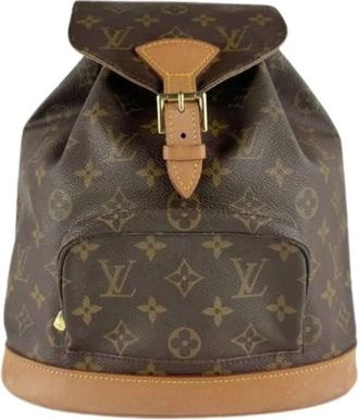 Louis Vuitton unisex, Pre-owned, Brun, Taille: ONE Size Sac &agrave; dos Montsouris MM Pre-owned