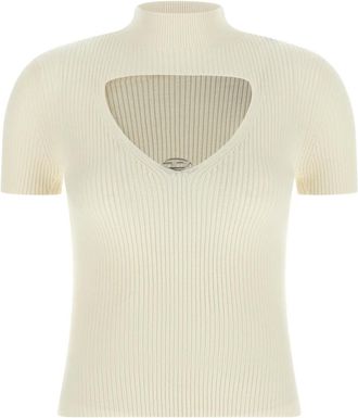 Diesel Femme, Tops, Blanc, Taille: 38 FR M-Olive Top