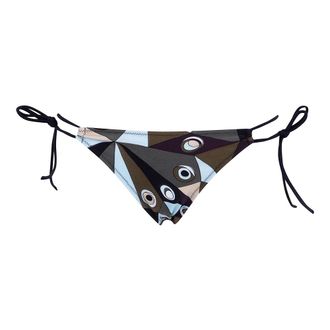 Pucci Femme, Maillots de bain, Multicolore, Taille: 42 FR Bas de bikini ajustable &agrave; imprim&eacute; Occhi