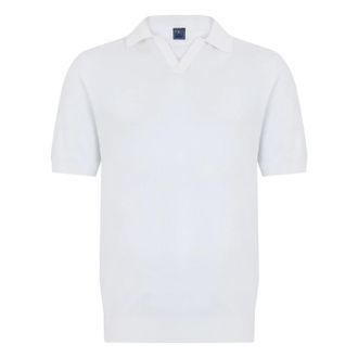 Fedeli Homme, Pulls, Blanc, Taille: L Polo &agrave; Manches Courtes