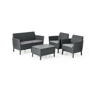 Keter Lounge-Set 2-Sitzer salemo Graphit - Keter