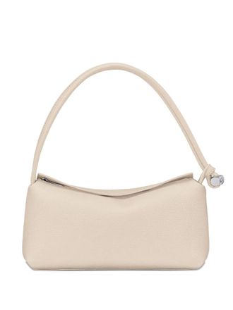 Longchamp sac port&eacute; &eacute;paule Le Roseau M - Blanc