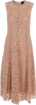 Pla&icirc;n Plain, Femme, Robes, Rose, Taille: 38 FR Lace Sleeveless Dress