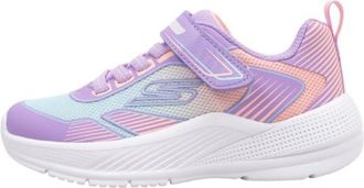Skechers Microspec Advance-Oasis Poi Sneaker f&uuml;r M&auml;dchen, Lavendel/Multi, 10.5 Little Kid