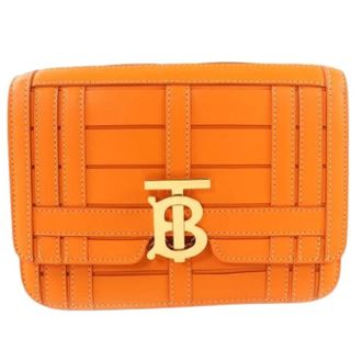 Burberry Sac &agrave; main pochette vintage Pre-owned - Femme - Pre-owned - Orange - Taille: ONE Size