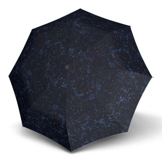 Knirps Re3 Duomatic - Taschenschirm Regenschirm structure blue
