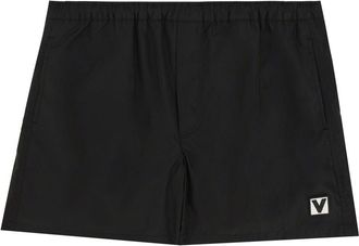 Valentino Polyamide Boxer Swimsuit - Black