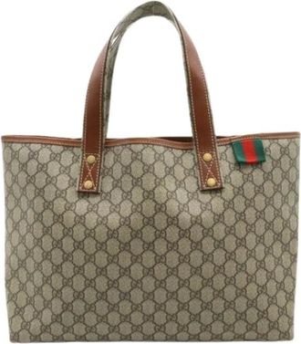Gucci unisex, Pre-owned, Beige, Taille: ONE Size Sac cabas Pre-owned