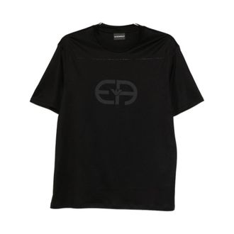 Emporio Armani Rundhals-T-Shirt - - Tops - Herren - Schwarzk - M