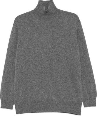 Malo Pull Col Roul&eacute; - Taupe
