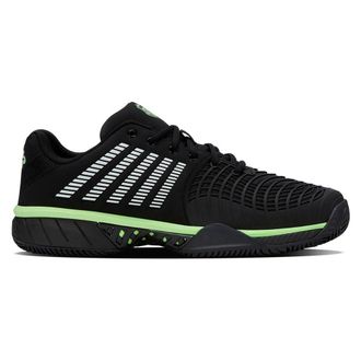 K-Swiss Herren Express Light 3 Clay Tennis Shoe, Black Soft Neon Green, 49 EU