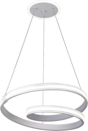 Fabrilamp Suspension Luster, blanche, 129 W, 3000-6000 K, 10920 lm, lumi&egrave;re dambiance, variateur avec t&eacute;l&eacute;commande, 54 x 54 cm