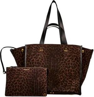 Jerome Dreyfuss Sac cabas L&eacute;on M en cro&ucirc;te de cuir