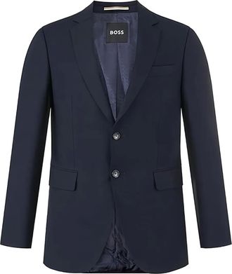 BOSS veste à design texturé - Bleu