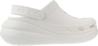 Crocs Femme, Chaussures, Blanc, Taille: 38 EU Classic Crush Clog