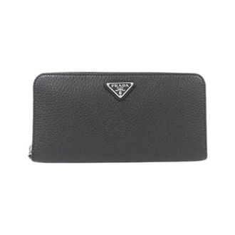 Prada Pre-owned Vit.Daino Triang Long Wallet - - Pre-owned - Damen - Schwarzk - ONE SIZE