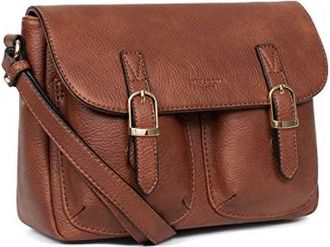 Pellet Sac porté travers - Compatible téléphone portable - Pour Femme - Collection Toscane - Fauve