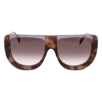 Fendi Lettering Sonnenbrille - - Accessories - Damen - Braun - ONE SIZE