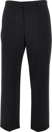 Emporio Armani Wool seersucker pants Man 44