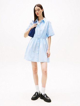 Tommy Hilfiger Robe chemise courte décontractée à rayures