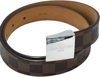 Louis Vuitton Ceinture en plastique doccasion - Homme - Pre-owned - Brun - Taille: ONE Size