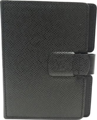 Louis Vuitton Portemonnaie - LOUIS VUITTON PALM-H&Atilde;oeLLENABDECKUNG AUS TAIGA-LEDE - Gr. unisize - in Schwarz - f&uuml;r Damen