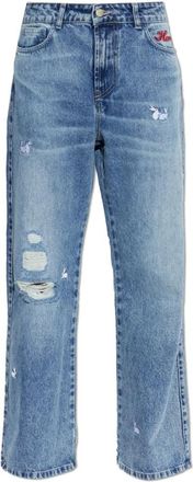 Carne Bollente Femme, Jeans, Bleu, Taille: W32 Boot-cut Jeans