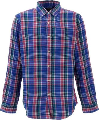 Polo Ralph Lauren Chemise en flanelle &agrave; carreaux - Homme - Chemises - Multicolore - Taille: L