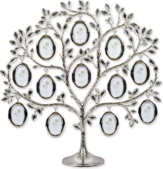 Roman Elegante Family Tree 30,5 x 30,5 cm Metall Tisch Top Foto Rahmen Dekoration