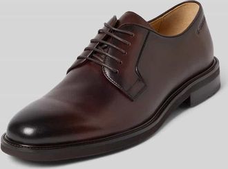 CG - Club of Gents Derby aus Leder mit Label-Pr&auml;gung Modell UMMO