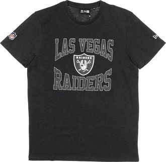 New Era Las Vegas Raiders Logo Tee - - Tops - Herren - Schwarzk - L