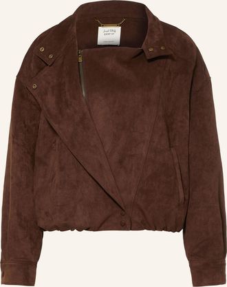 Joseph Ribkoff Blouson In Lederoptik braun