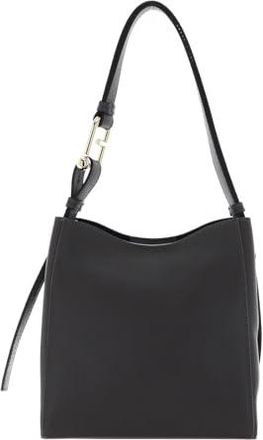 Furla Cuir sac à épaule Nuvola Mini Bucket Bag Urban Gray gris foncé