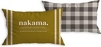 UO Dekorativer Kissenbezug als Geschenk f&uuml;r Ihre Freundin/Oder, Definition von Nakama, Freundschaft, so tief, DASS Sie sie als Familie betrachten, Ma&szlig;e 3